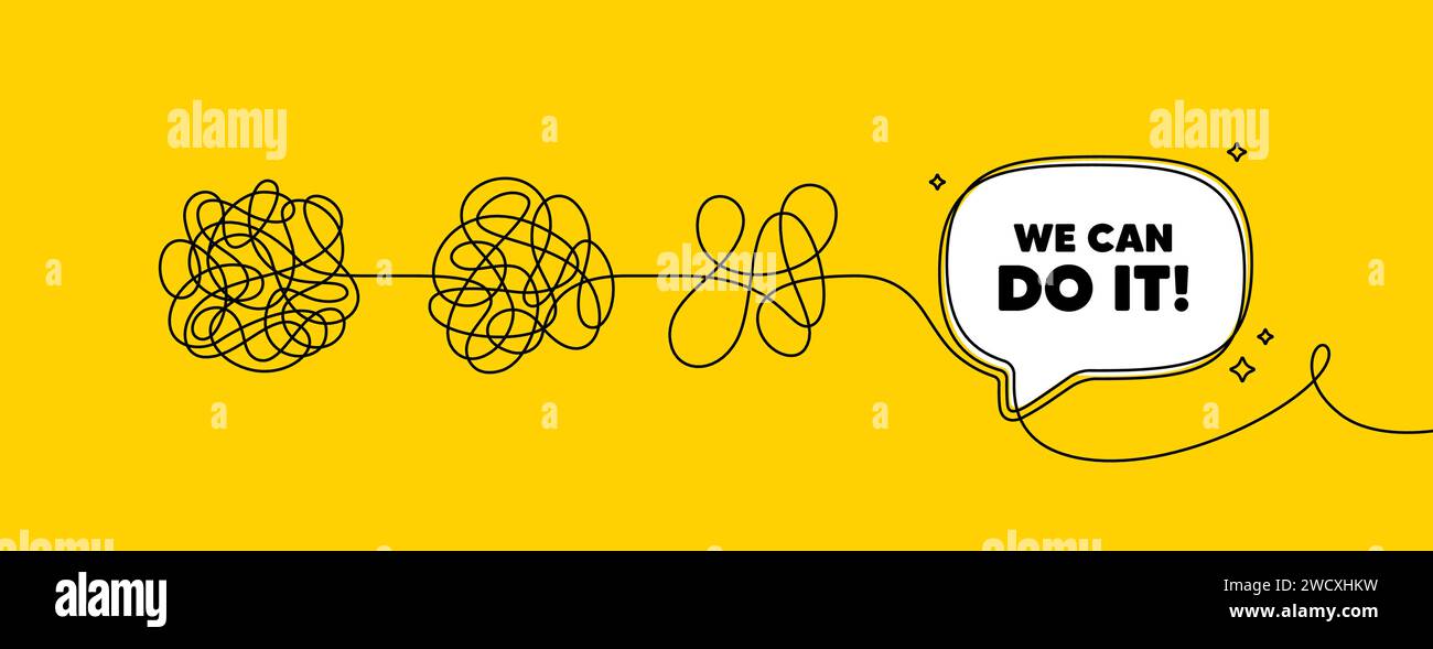 We can do it motivation quote. Motivational slogan. Simplify complex ...