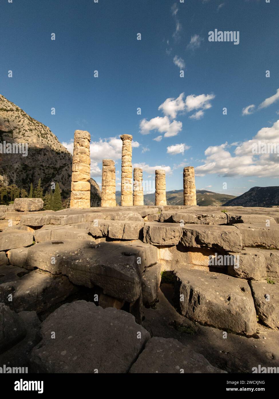 Ancient City of Delphi , Greece Stock Photo - Alamy