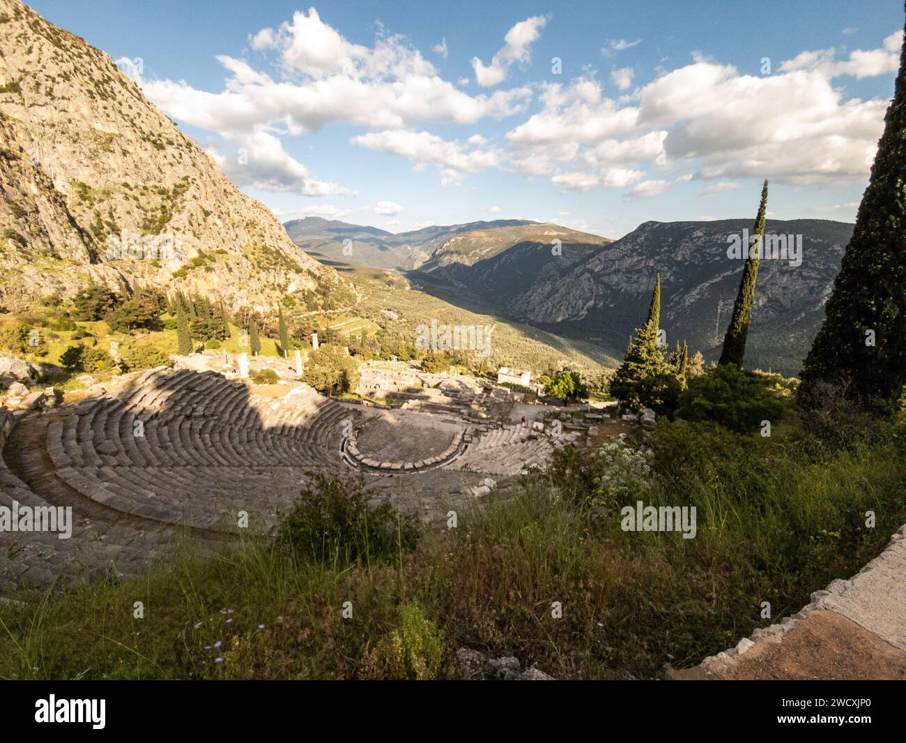 Ancient City of Delphi , Greece Stock Photo - Alamy
