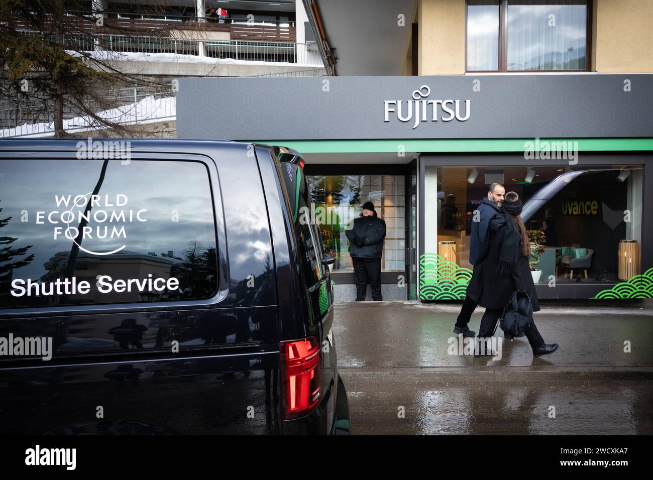 Davos, Switzerland. 17th Jan, 2024. Davos, CH 17 January, 2024. Members ...