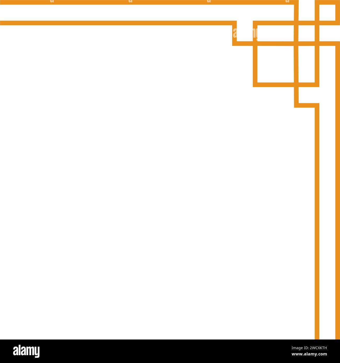 chinese border corner. vector illustration element. Chinese new year ...