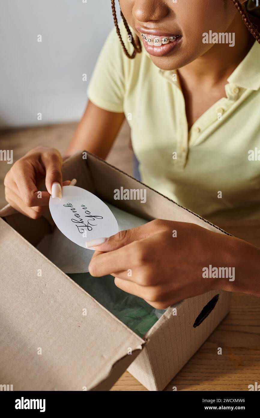 Sticker on parcel hi-res stock photography and images - Alamy