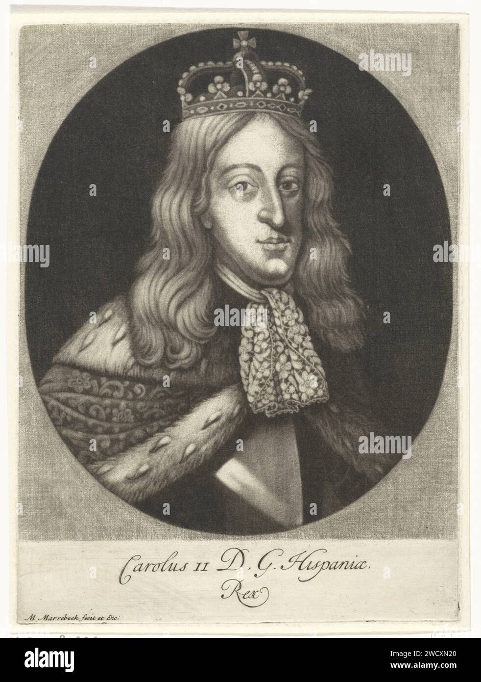Portrait of Charles II, King of Spain, Matthijs van Marebeek, 1670 ...