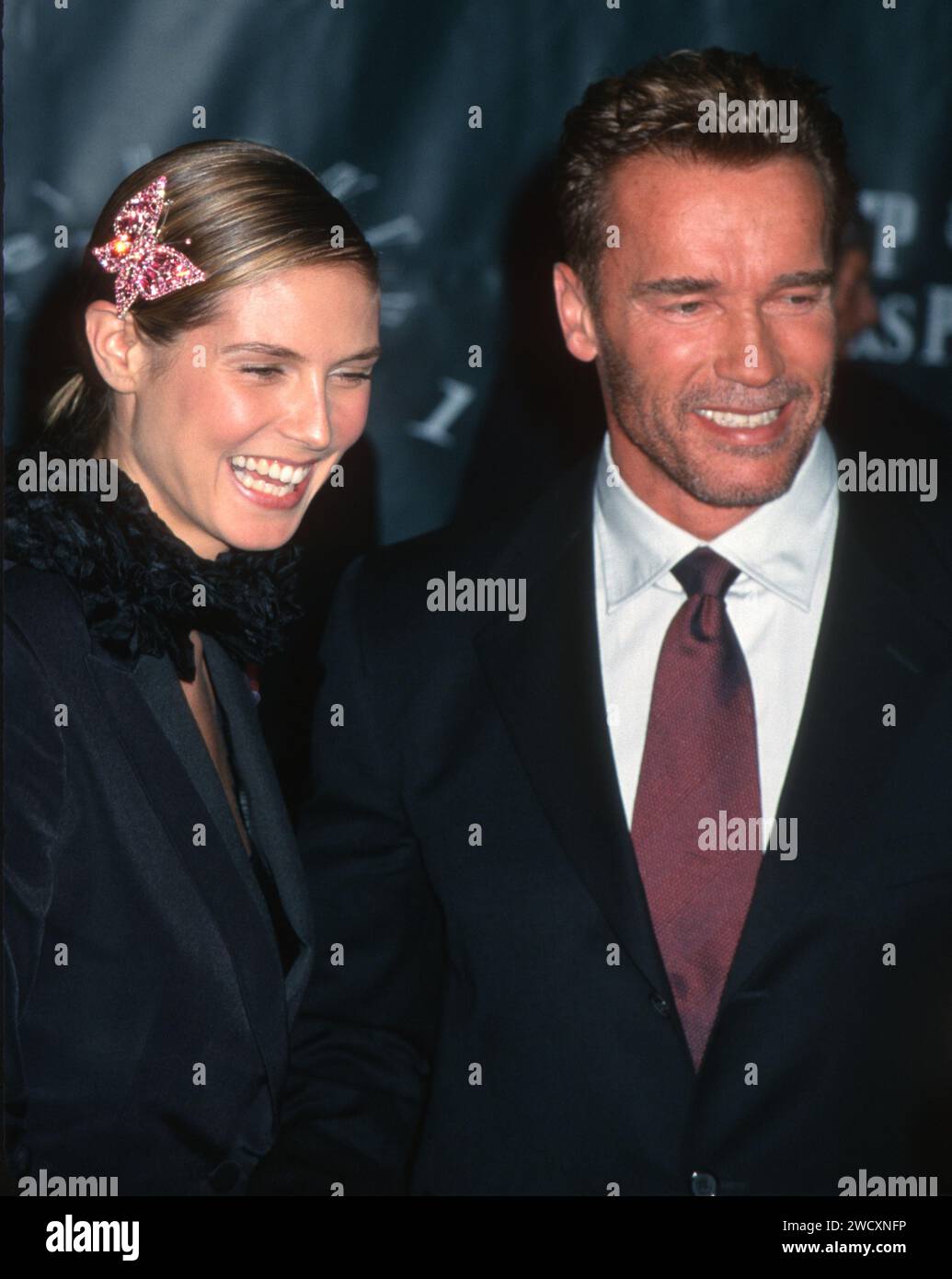 2000Arnold Schwarzenegger Heidi Klum John Barrett/PHOTOlink.net ...