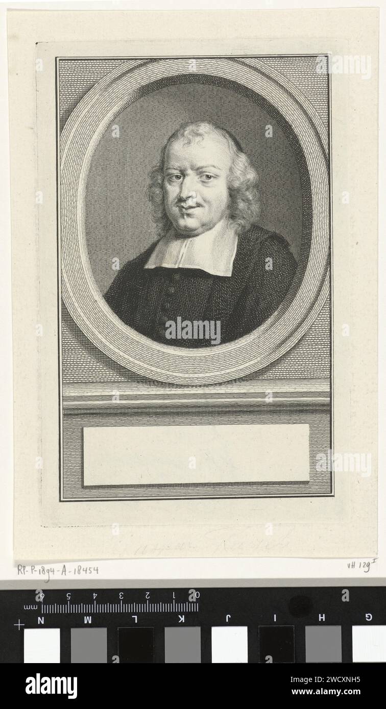 Portrait of Gaspar Fagel, Jacob Houbraken, After Aert Schouman, 1747 ...