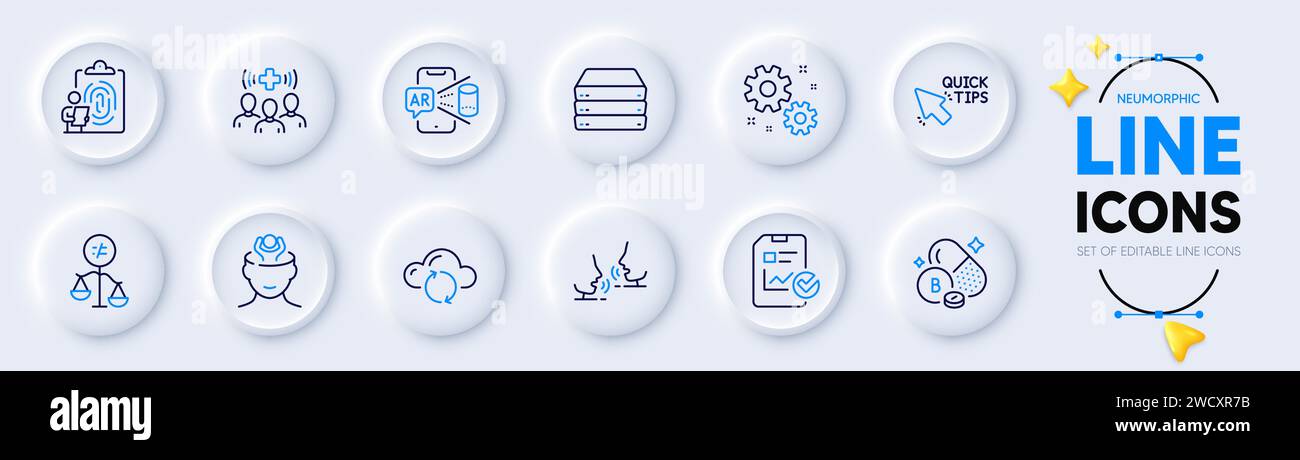 Work, Cloud sync and Servers line icons for web app. Pictogram icon ... Work, Cloud sync and Servers line icons for web app. Pictogram icon ...