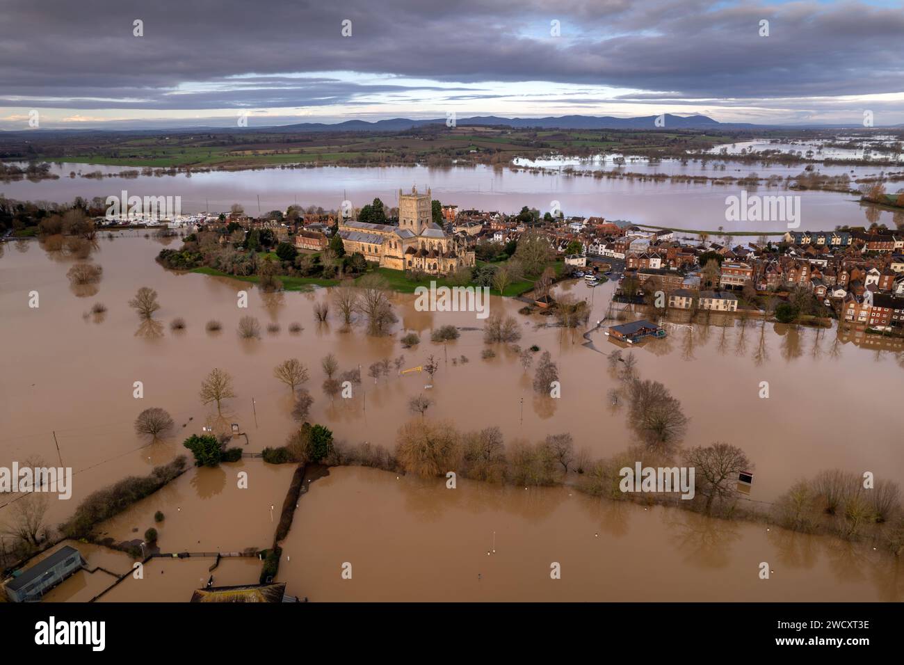 2024 flood england farm hi-res stock photography and images - Alamy