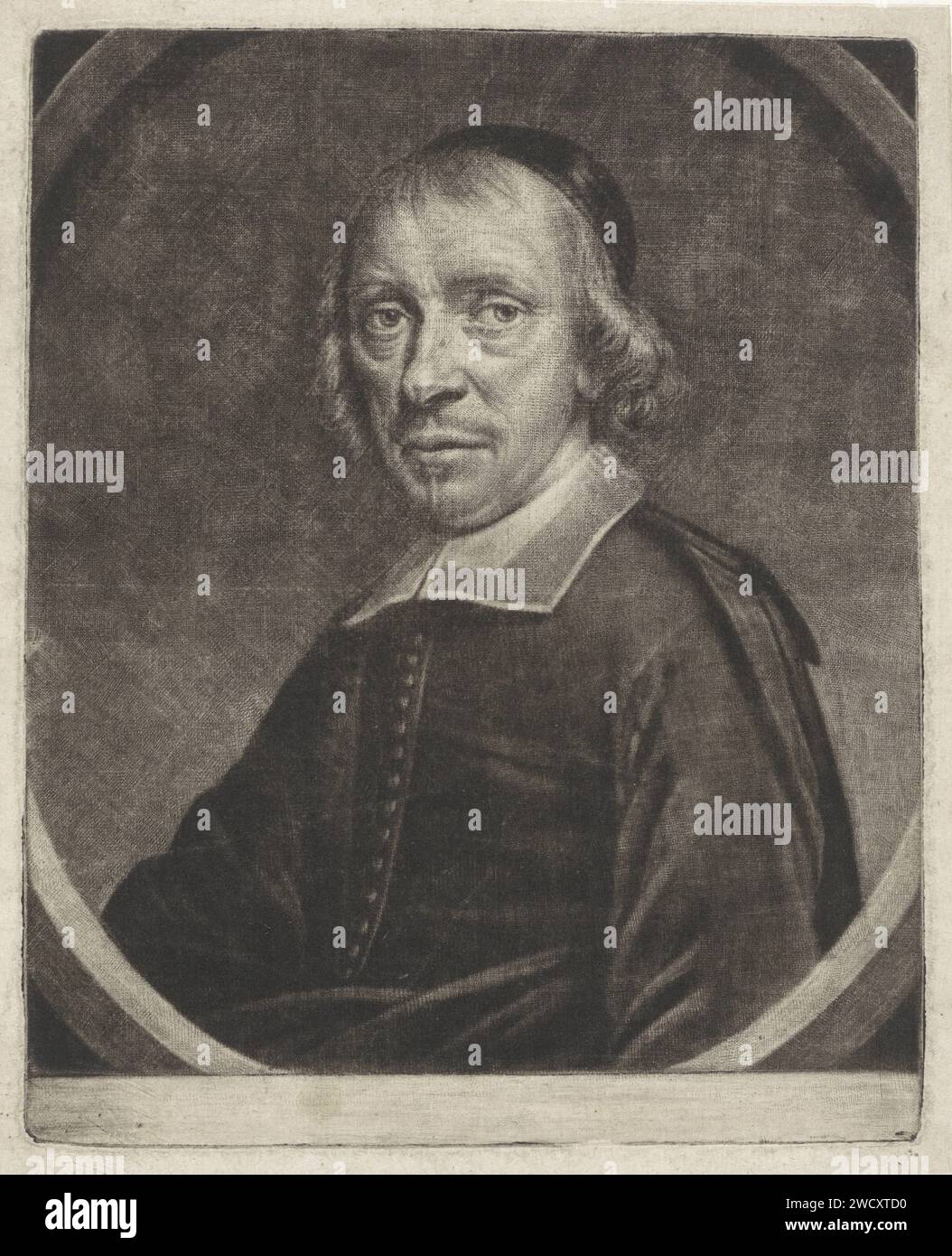 Portret van Johannes Goethals, Jan Network (I), 1670 print Johannes ...