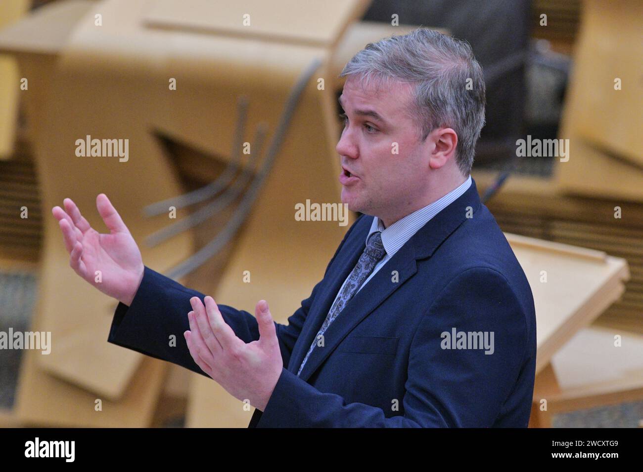 Edinburgh Scotland, UK 17 January 2024. Minister for Community Wealth ...