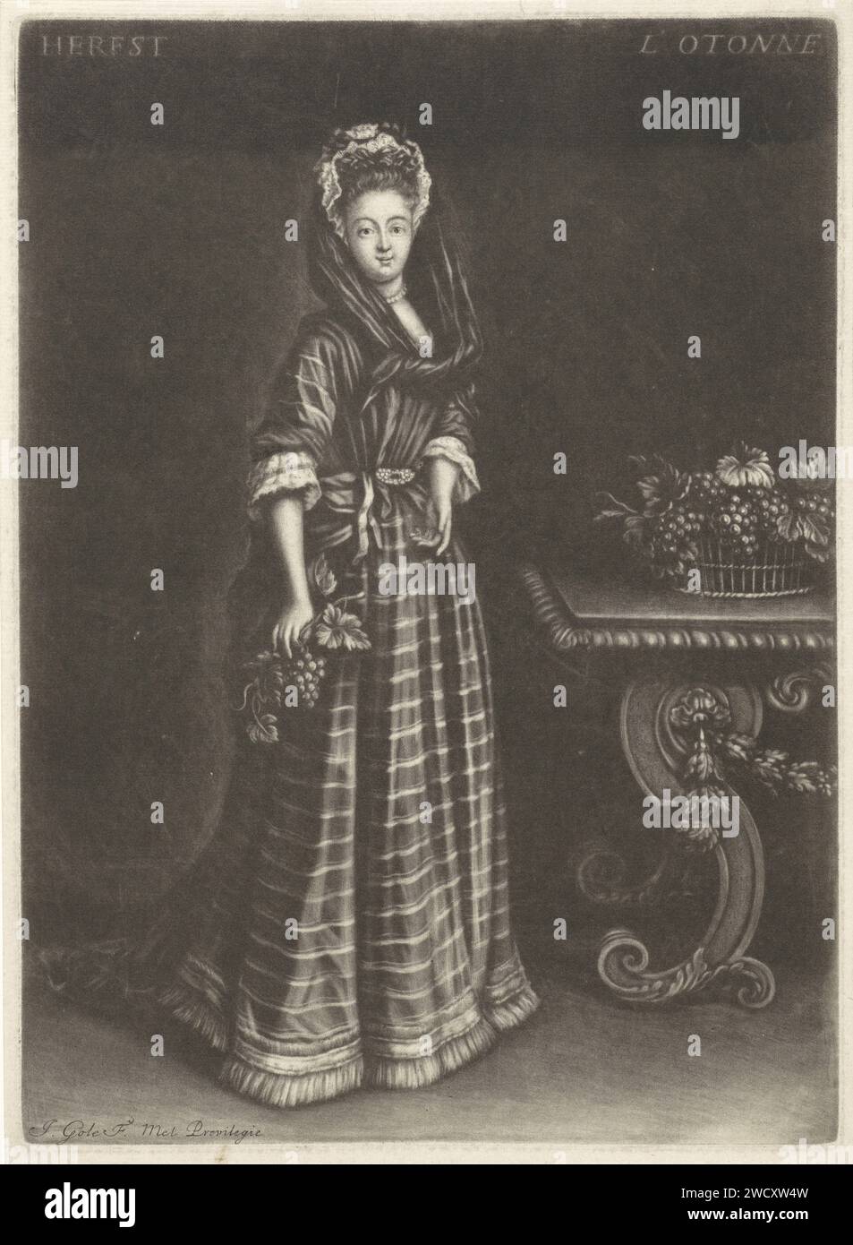 Autumn, Jacob Gole, 1680 - 1724 In a departure there is a ...