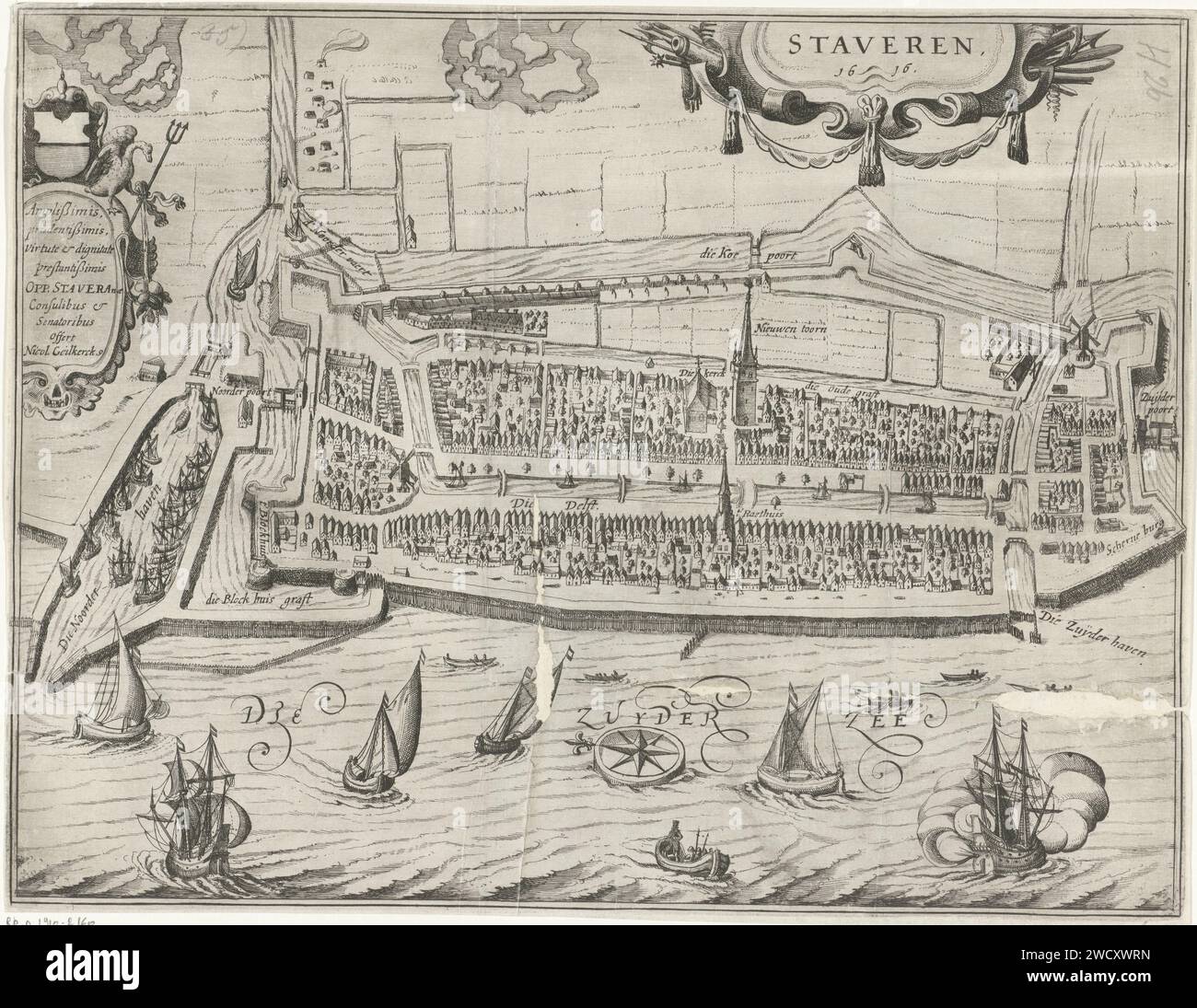 Zuiderzee map hi-res stock photography and images - Alamy