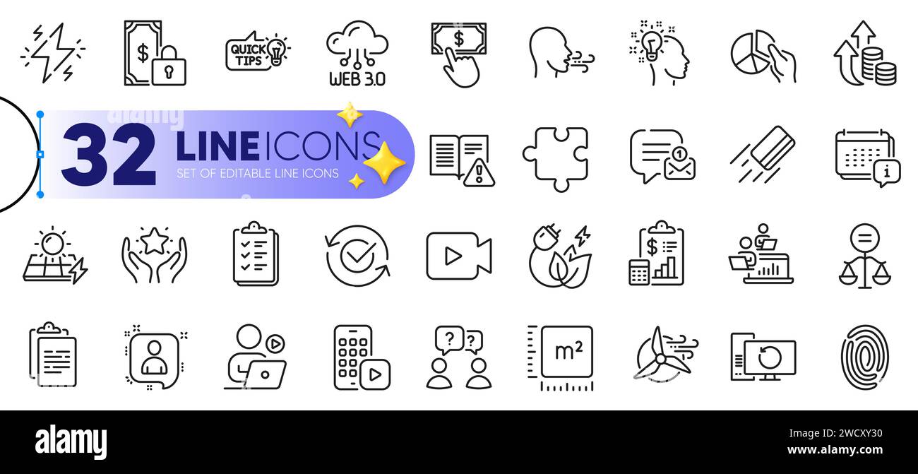Outline set of Ethics, Idea and Web3 line icons. For web app. Vector Stock Vector Image & Art ...