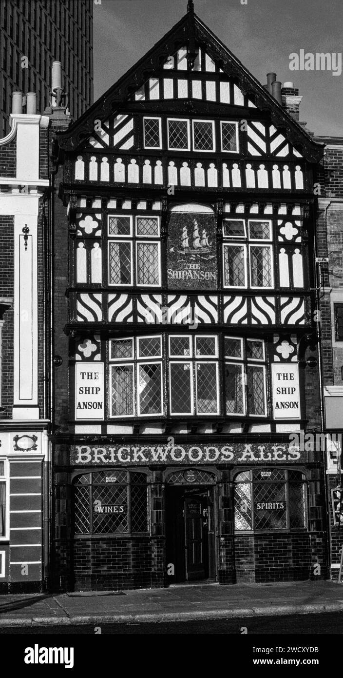 The Ship Anson a former Brickwoods pub, now a Greene King pub, The Hard ...