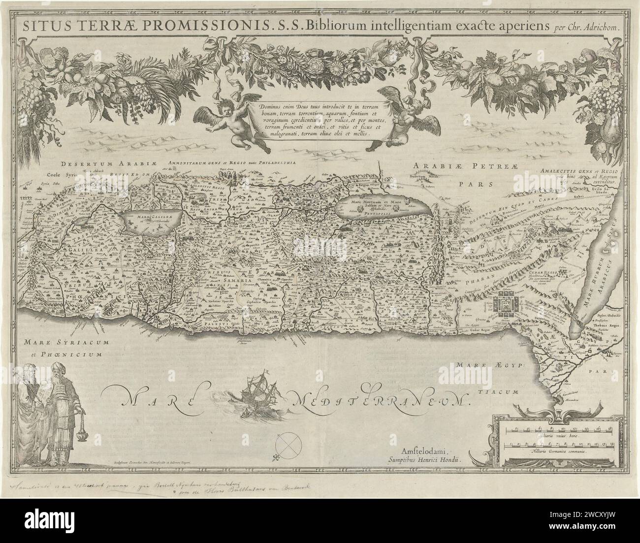 Map of palestine lake of tiberias hi-res stock photography and images ...