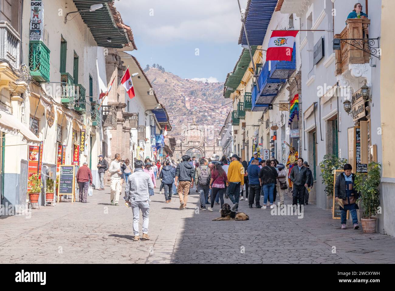 Peru walking holiday hi-res stock photography and images - Alamy