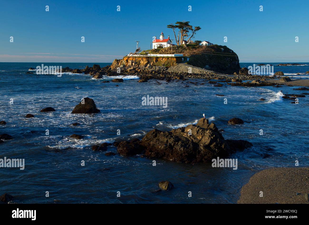Battery point lighthouse and museum hi-res stock photography and images ...
