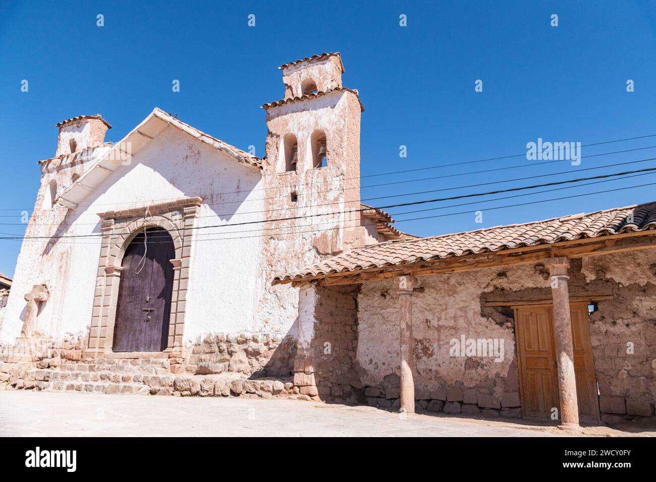 Church in village peru hi-res stock photography and images - Alamy