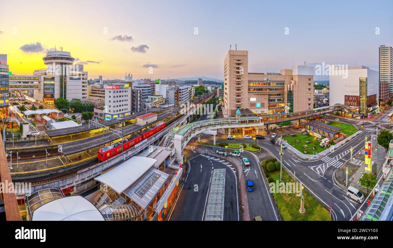 Toyota-shi City, Aichi, Japan cityscape at dawn Stock Photo - Alamy