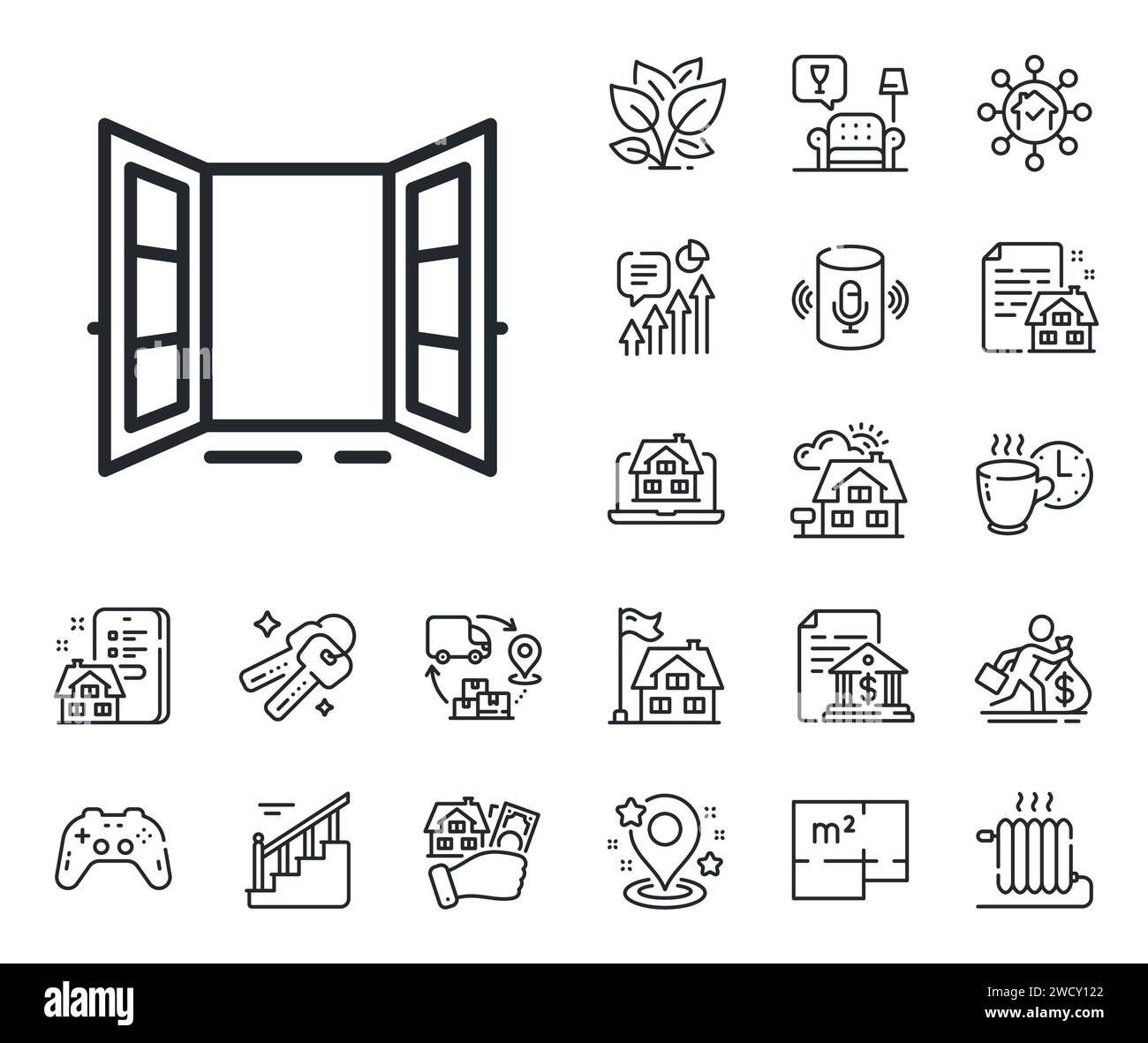 Open floorplan Stock Vector Images - Alamy
