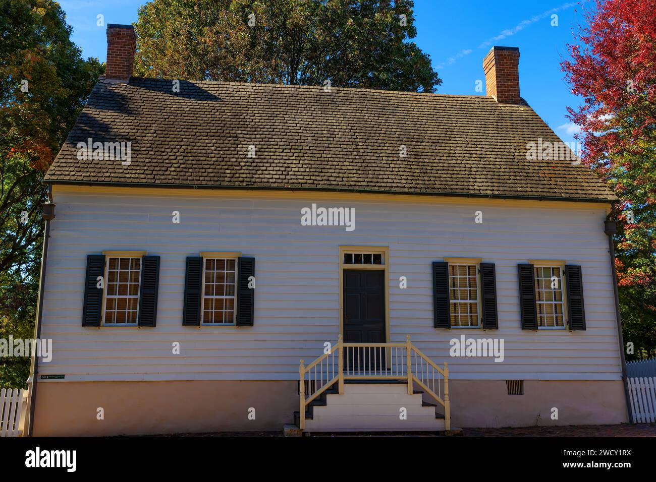 Old Salem, North Carolina, USA - October 26, 2023: John Henry Leinbach ...