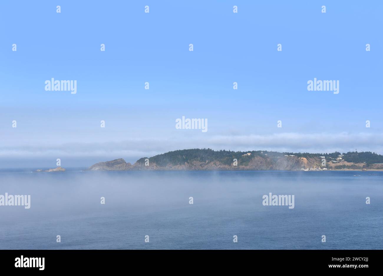 Distant view across bay shows dry loading dock, dolly dock, at Port ...
