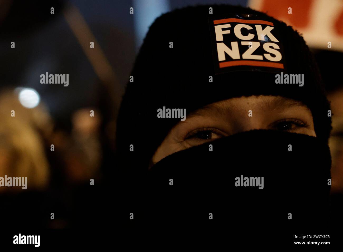 Berlin, Germany. 17th Jan, 2024. People demonstrate against the right ...