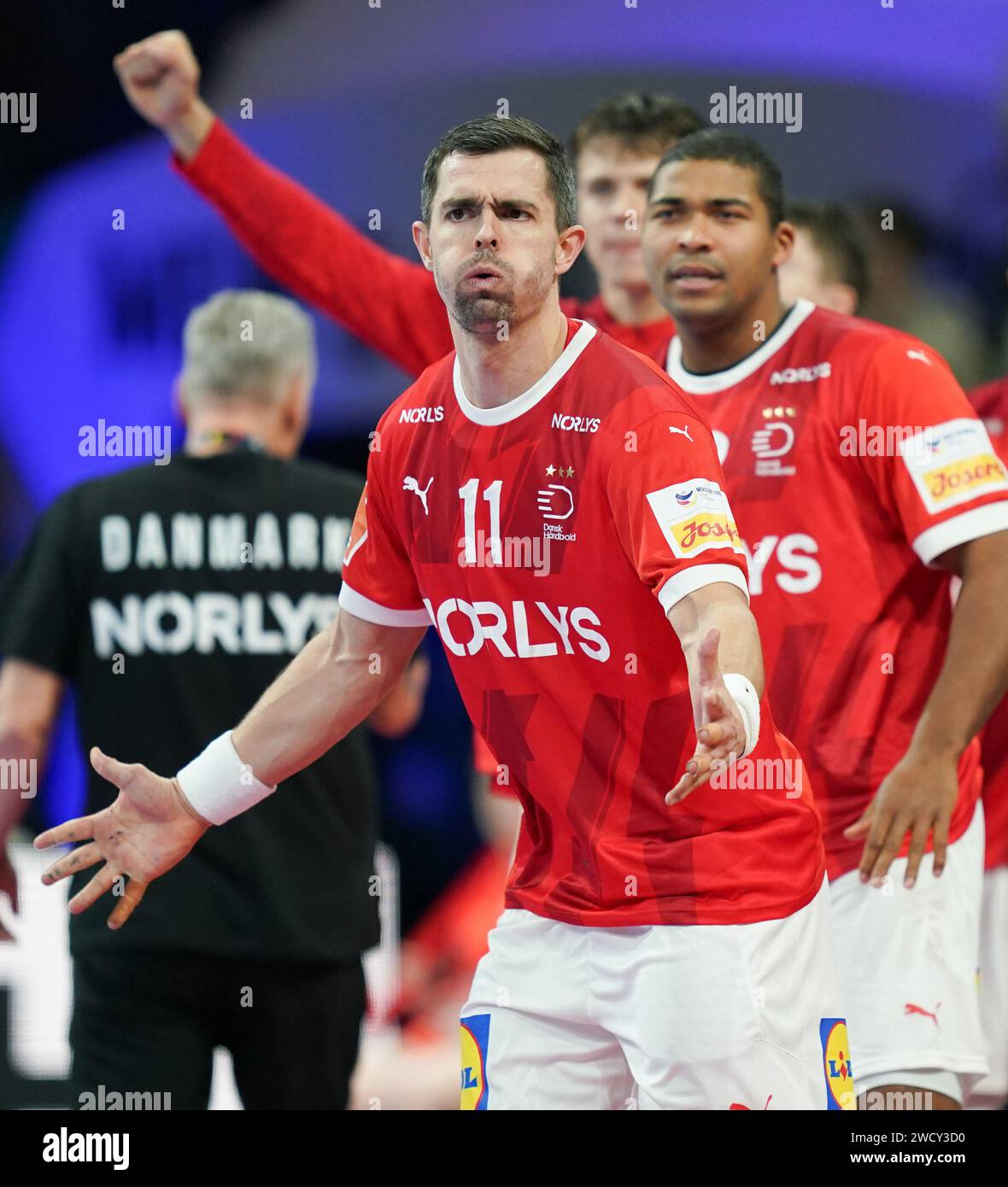 Hamburg, Germany. 17th Jan, 2024. Handball: European Championship ...