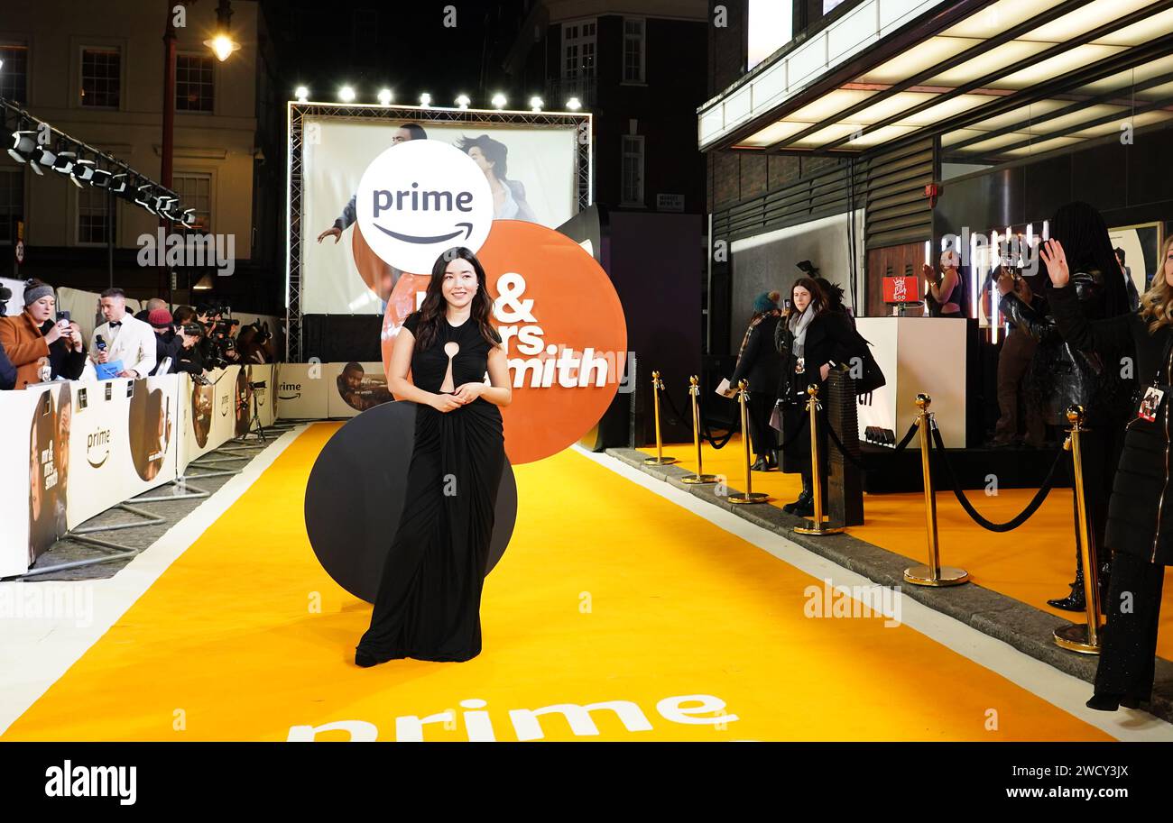 Maya Erskine attends the UK premiere of Mr & Mrs Smith at the Curzon ...