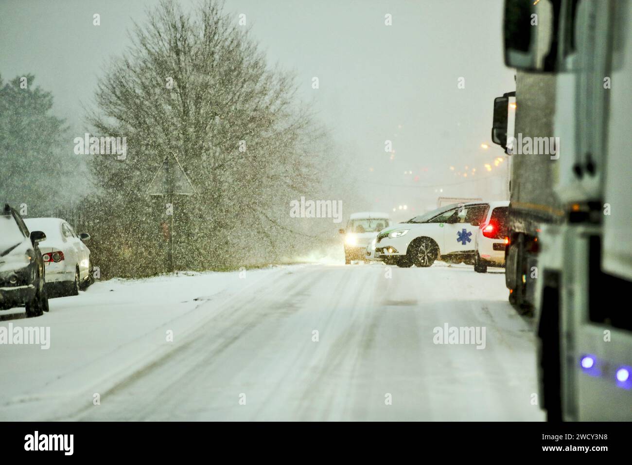 France. 17th Jan, 2024. © PHOTOPQR/VOIX DU NORD/Sami Belloumi Belloumi ...