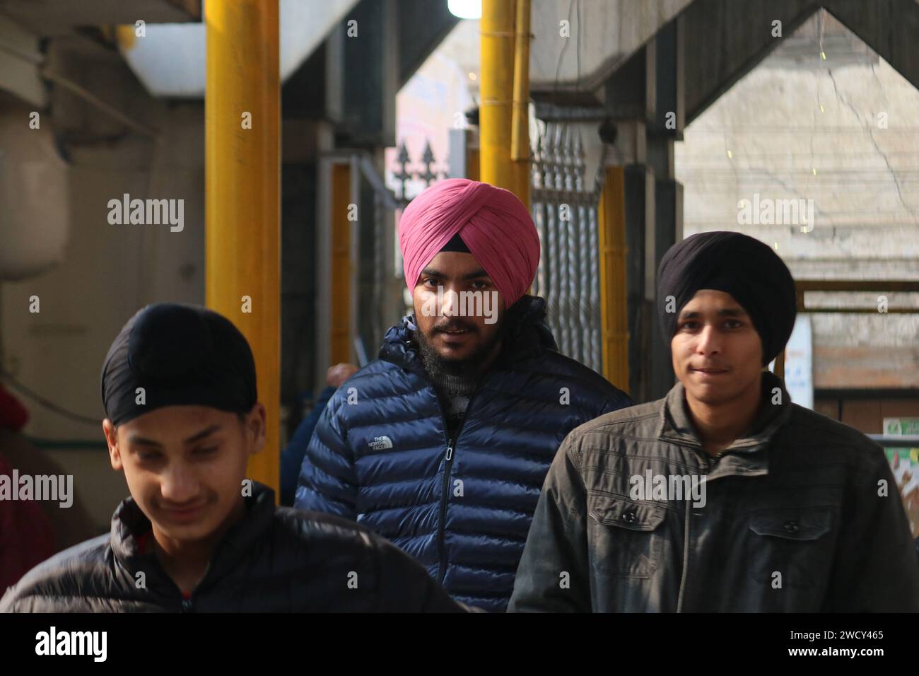 Srinagar, India. 17th Jan, 2024. January 17, 2024, Srinagar Kashmir, India : Indian Sikh ...