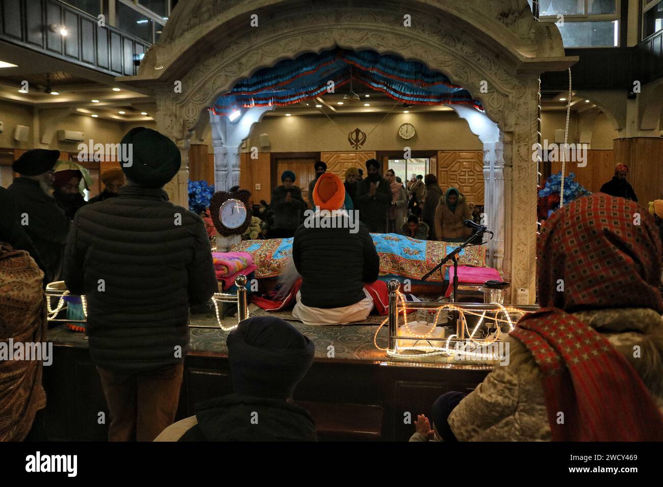 Srinagar, India. 17th Jan, 2024. January 17, 2024, Srinagar Kashmir, India : Indian Sikh ...