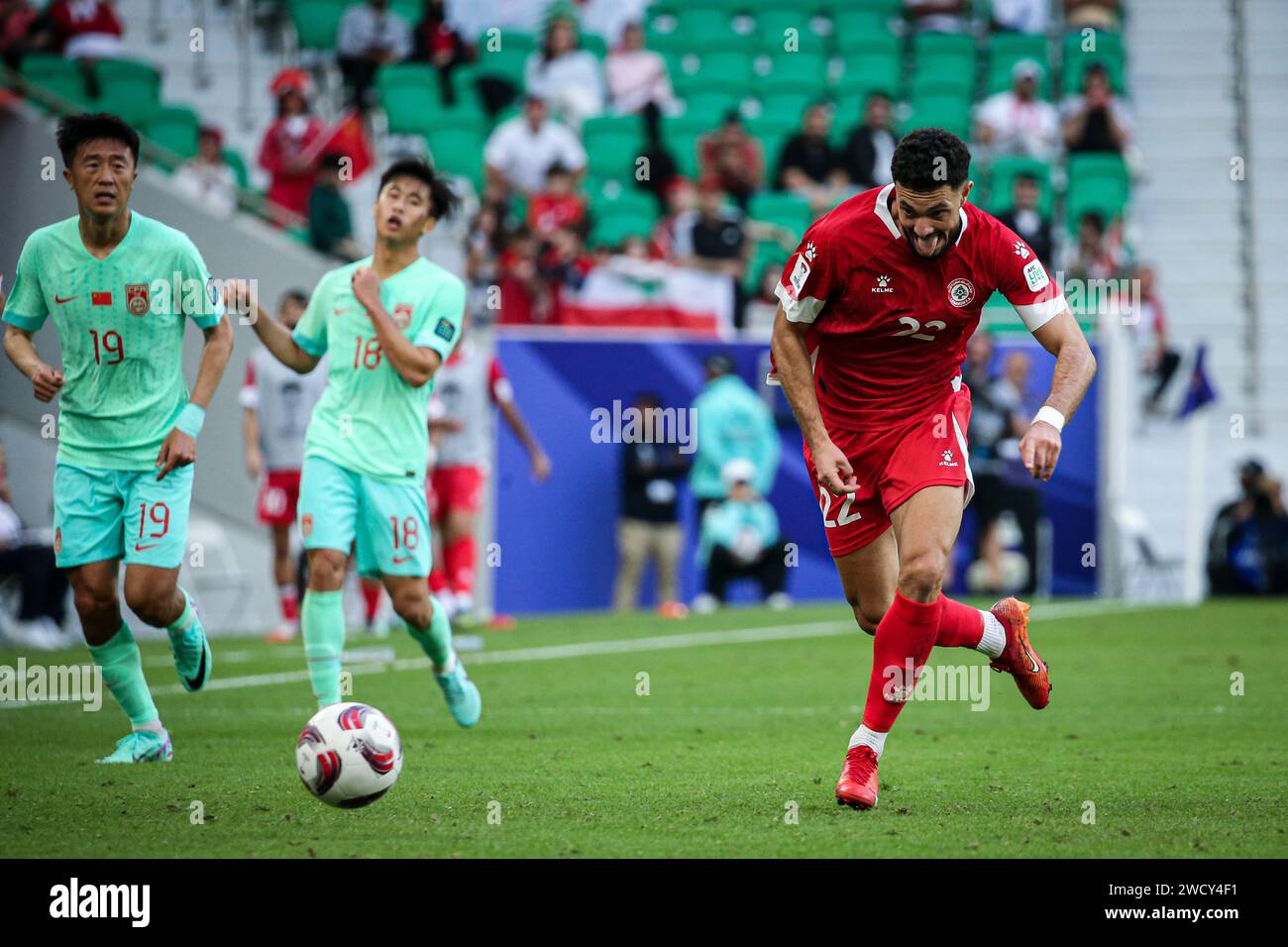 Doha, Qatar, 17th January 2024, AFC Asian Cup 2023 Group A - China 0:0 ...