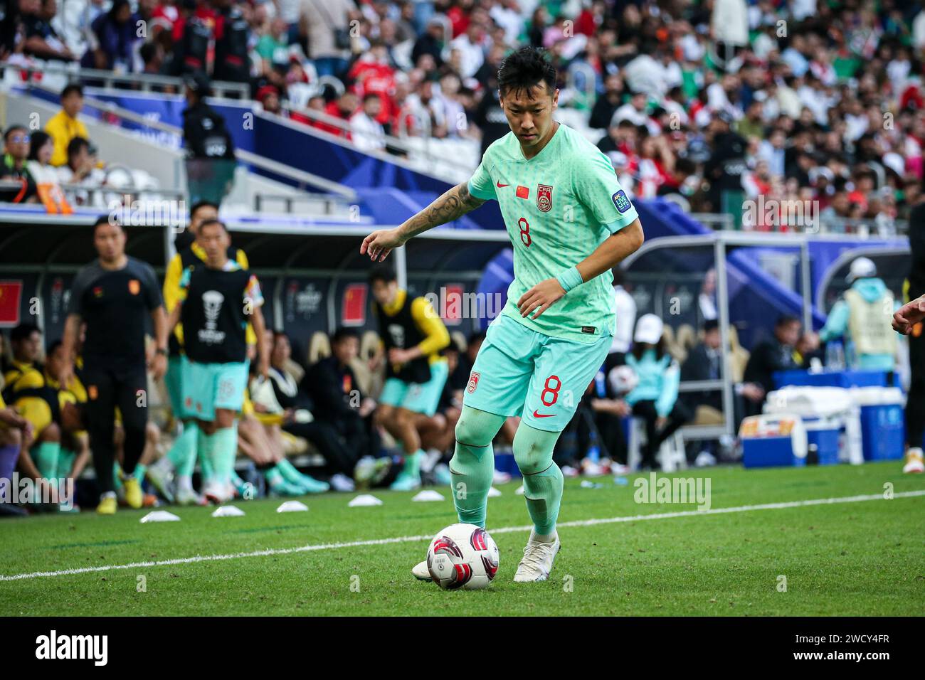 Doha, Qatar, 17th January 2024, AFC Asian Cup 2023 Group A - China 0:0 ...