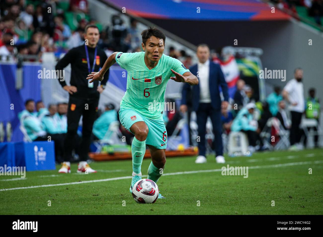 Doha, Qatar, 17th January 2024, AFC Asian Cup 2023 Group A - China 0:0 ...