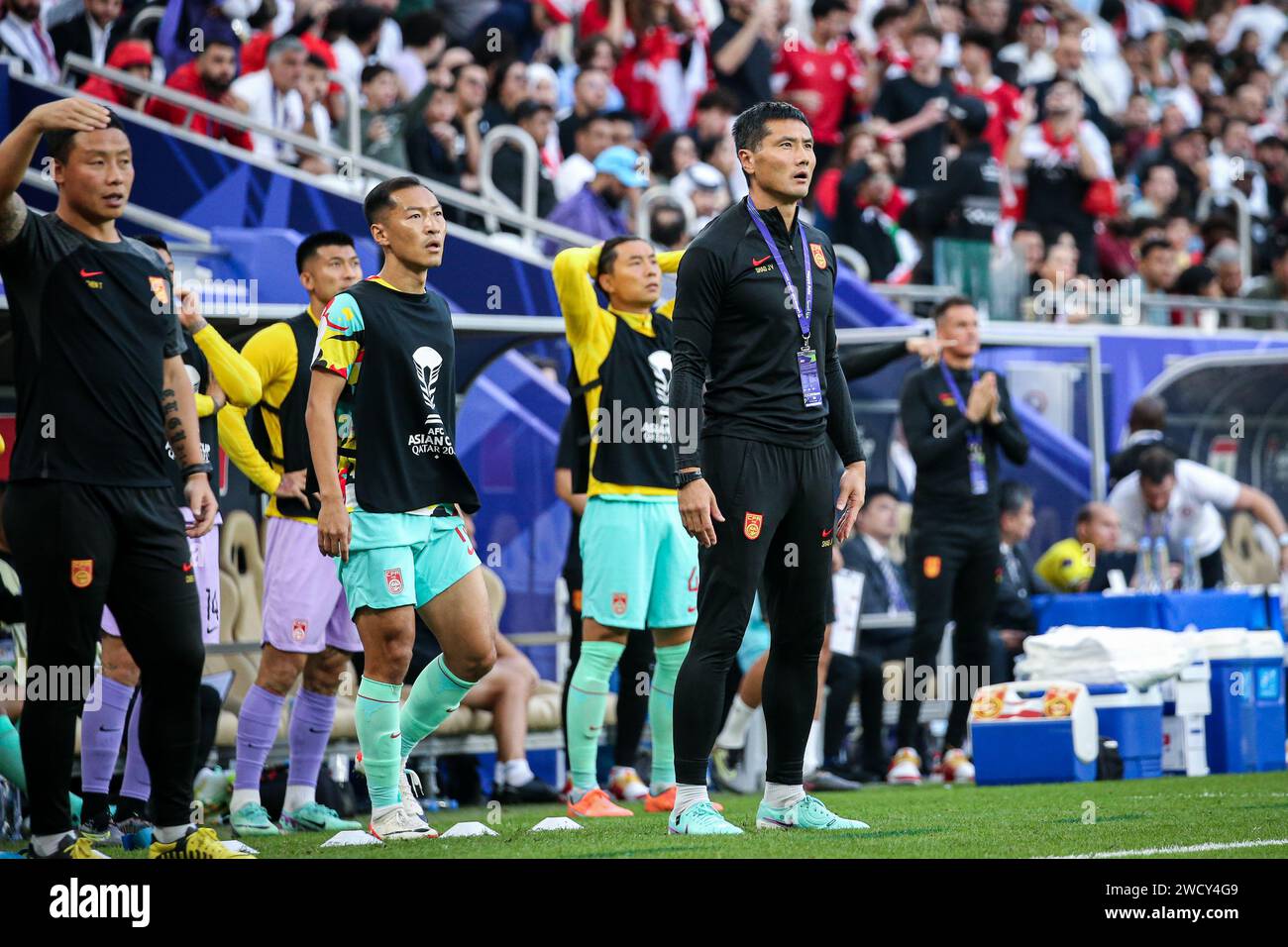 Doha, Qatar, 17th January 2024, AFC Asian Cup 2023 Group A - China 0:0 ...