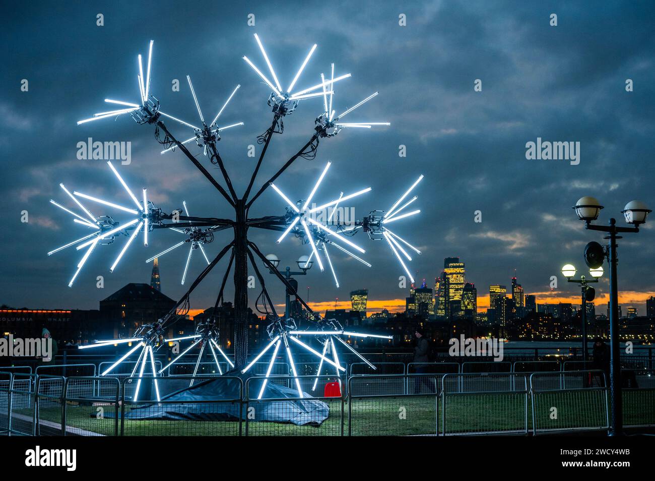 London, UK. 17th Jan, 2024. Neuron by Juan Fuentes (Spain), on the ...