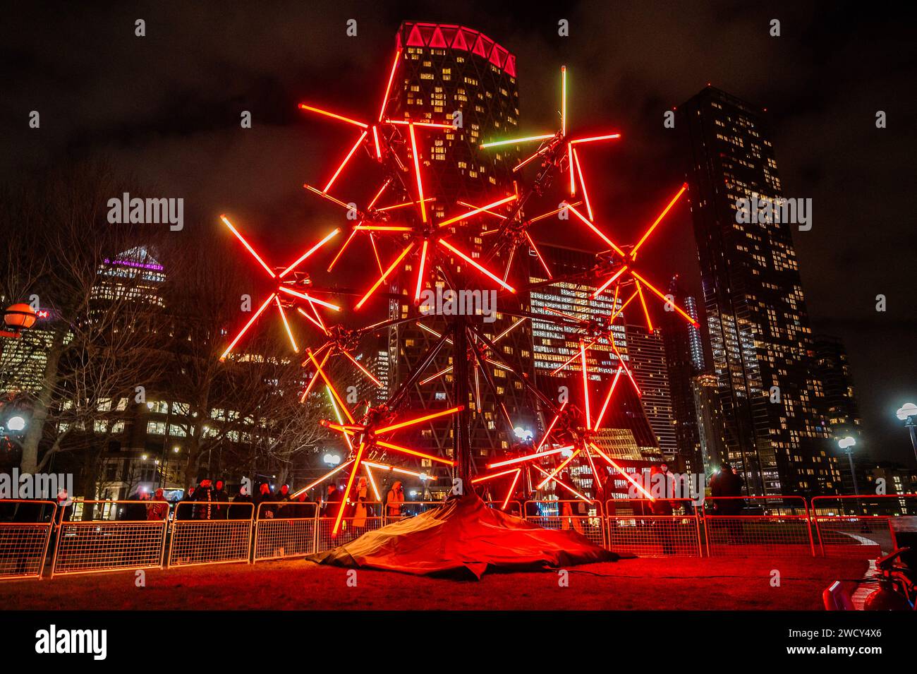 London, UK. 17th Jan, 2024. Neuron by Juan Fuentes (Spain), on the ...