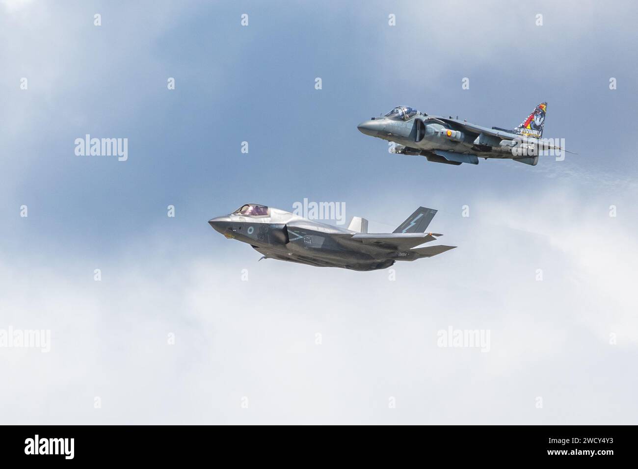 Spanish Navy McDonnell Douglas AV-8B Harrier II & Royal Air Force ...
