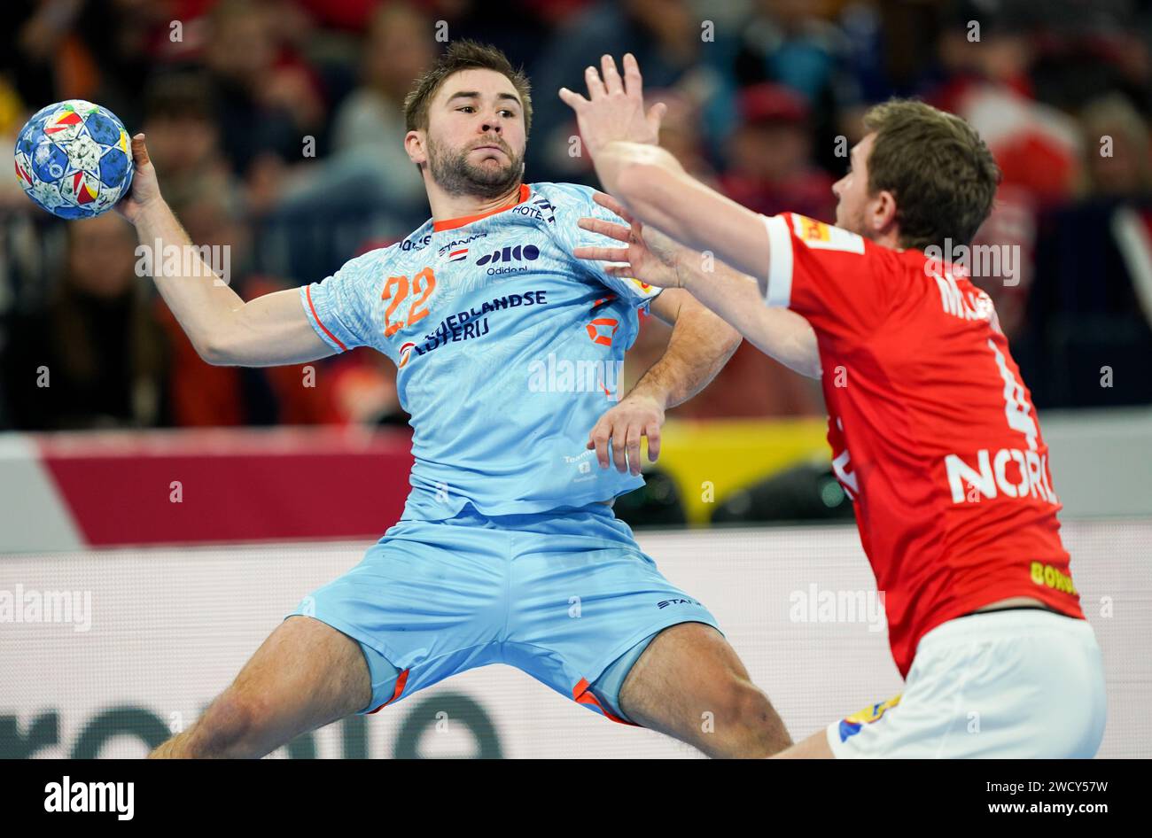 Hamburg, Germany. 17th Jan, 2024. Handball: European Championship ...