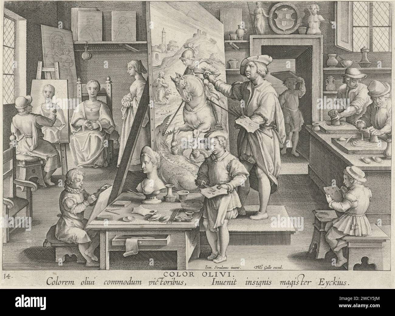 Jan van der straet portrait hi-res stock photography and images - Alamy