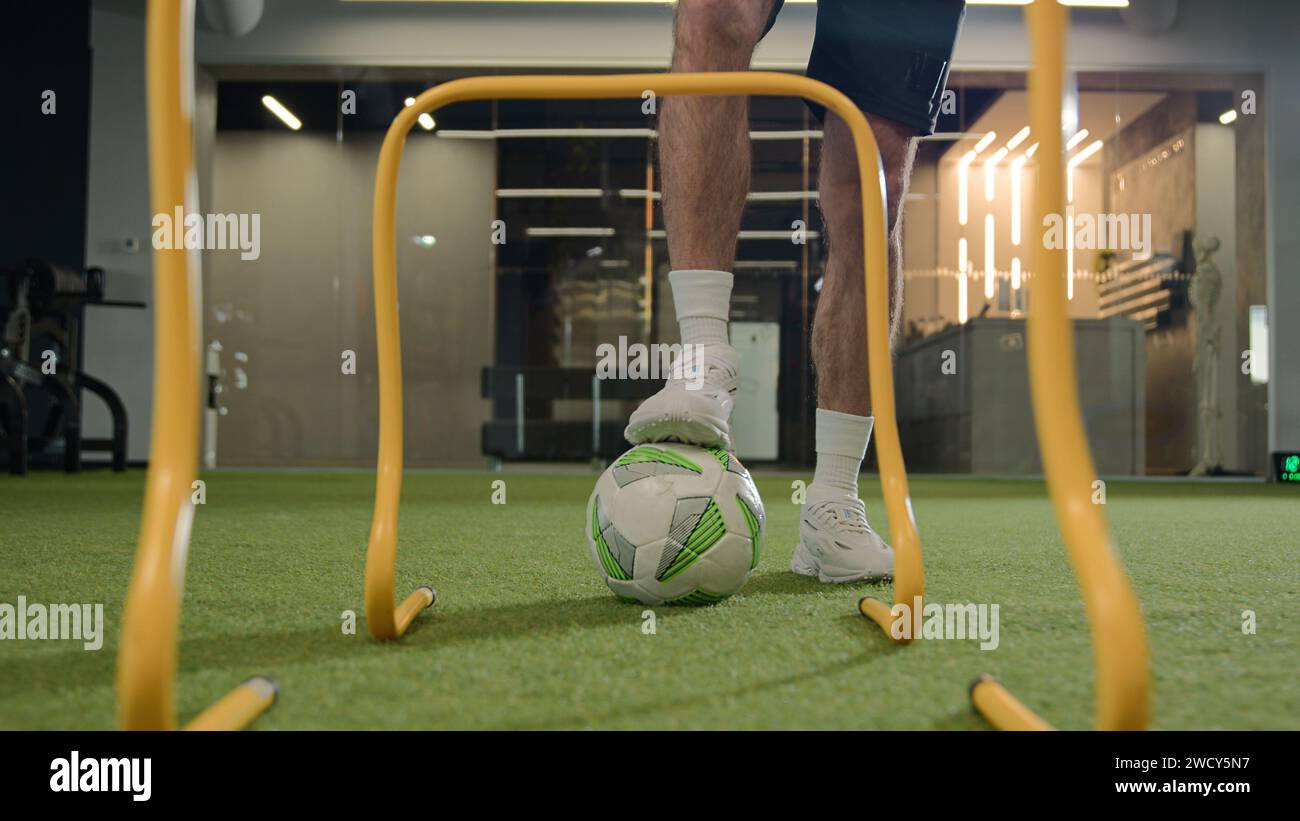 Man hit ball soccer hi-res stock photography and images - Alamy