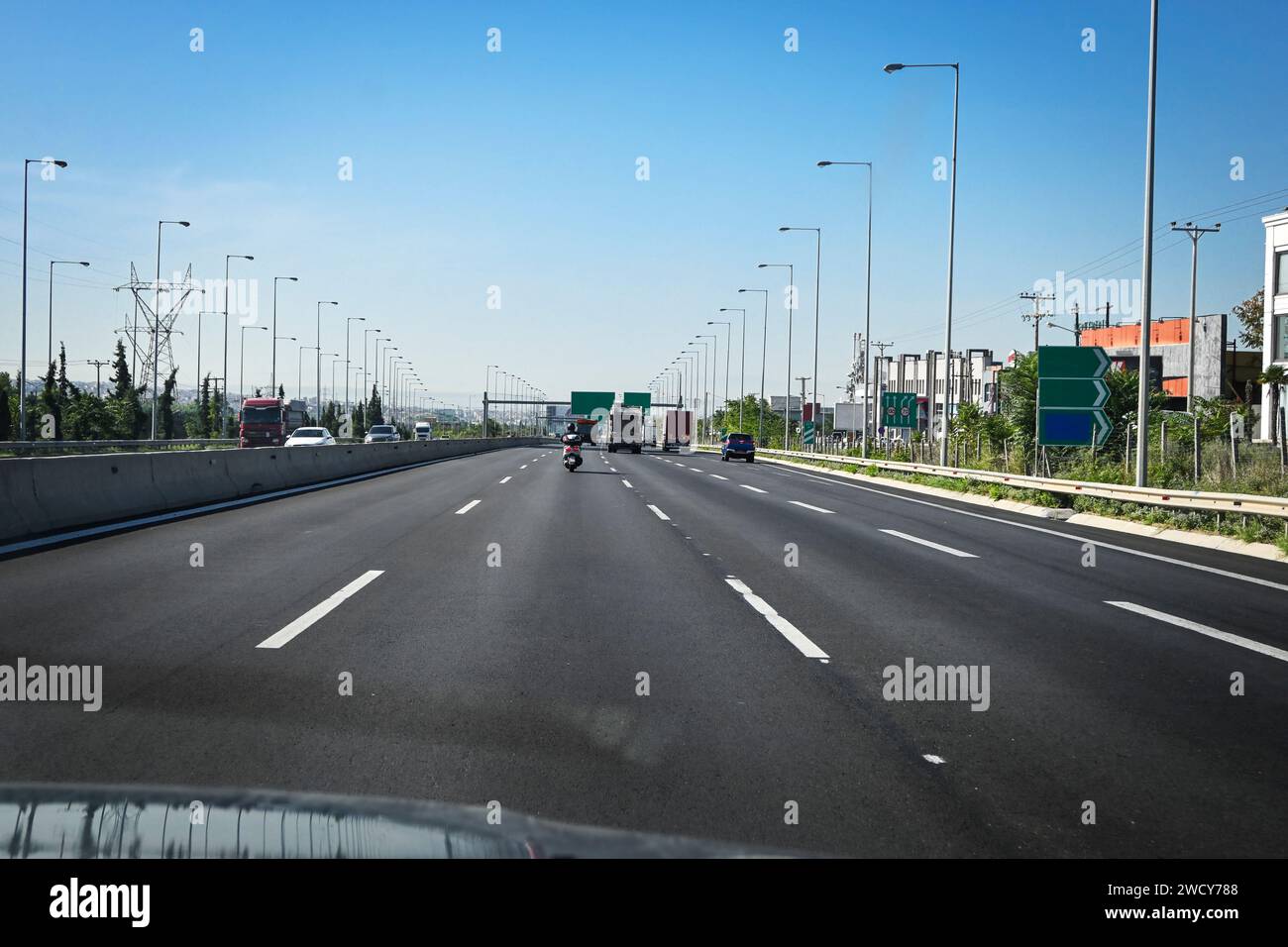 Pov driving travel on highway hi-res stock photography and images - Alamy
