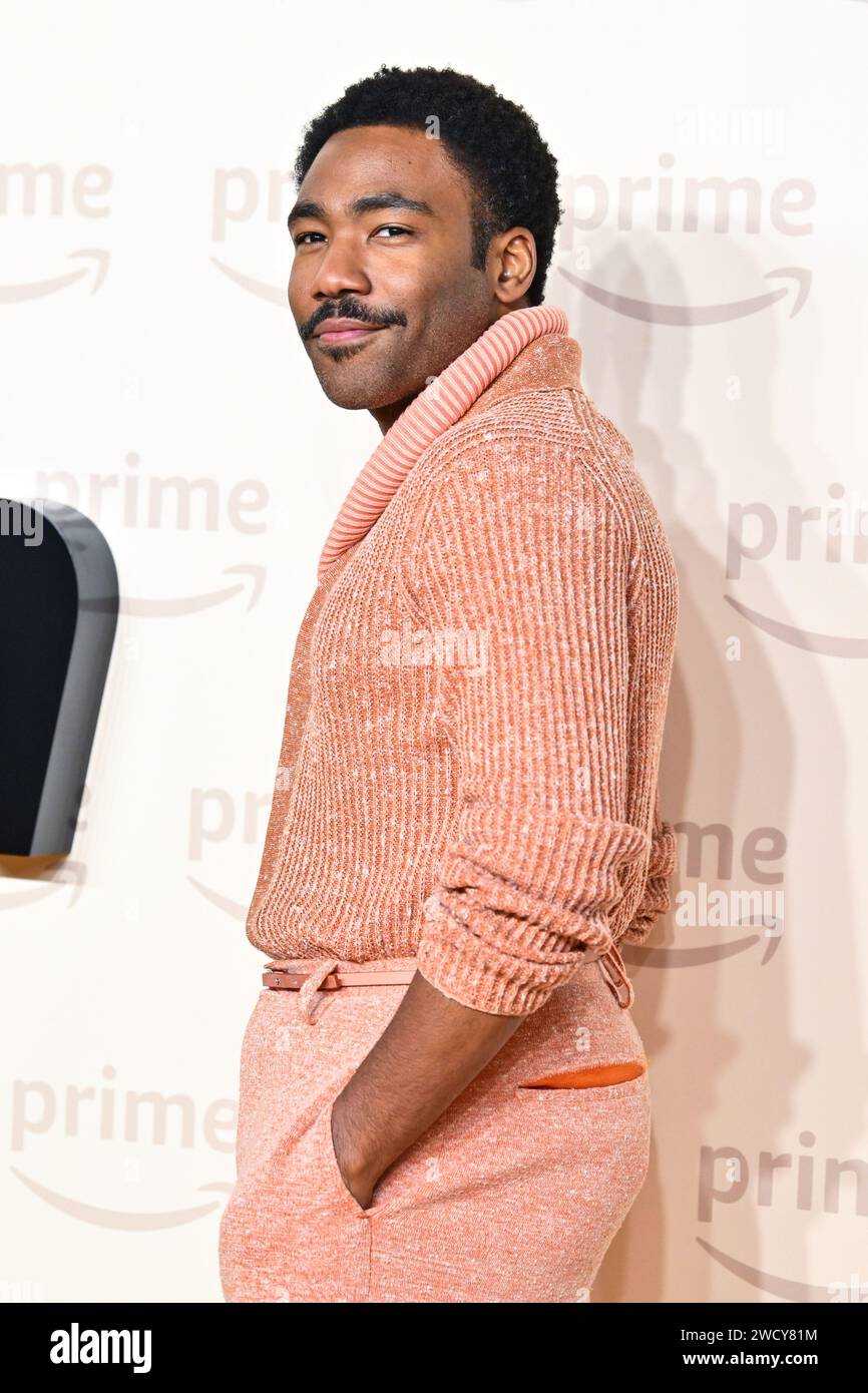 London, UK. 17 January 2024. Donald Glover attending the UK premiere of ...