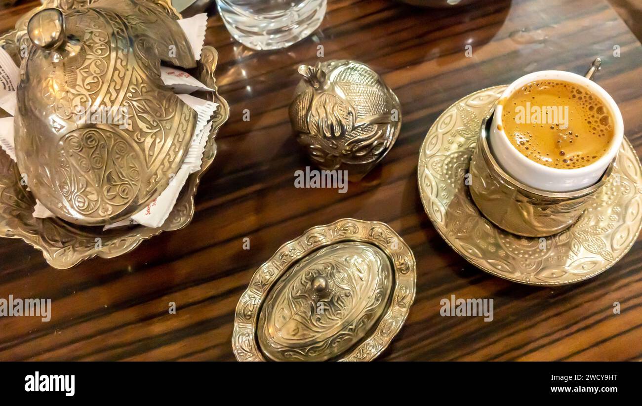 Turkish coffee tabel hi-res stock photography and images - Alamy