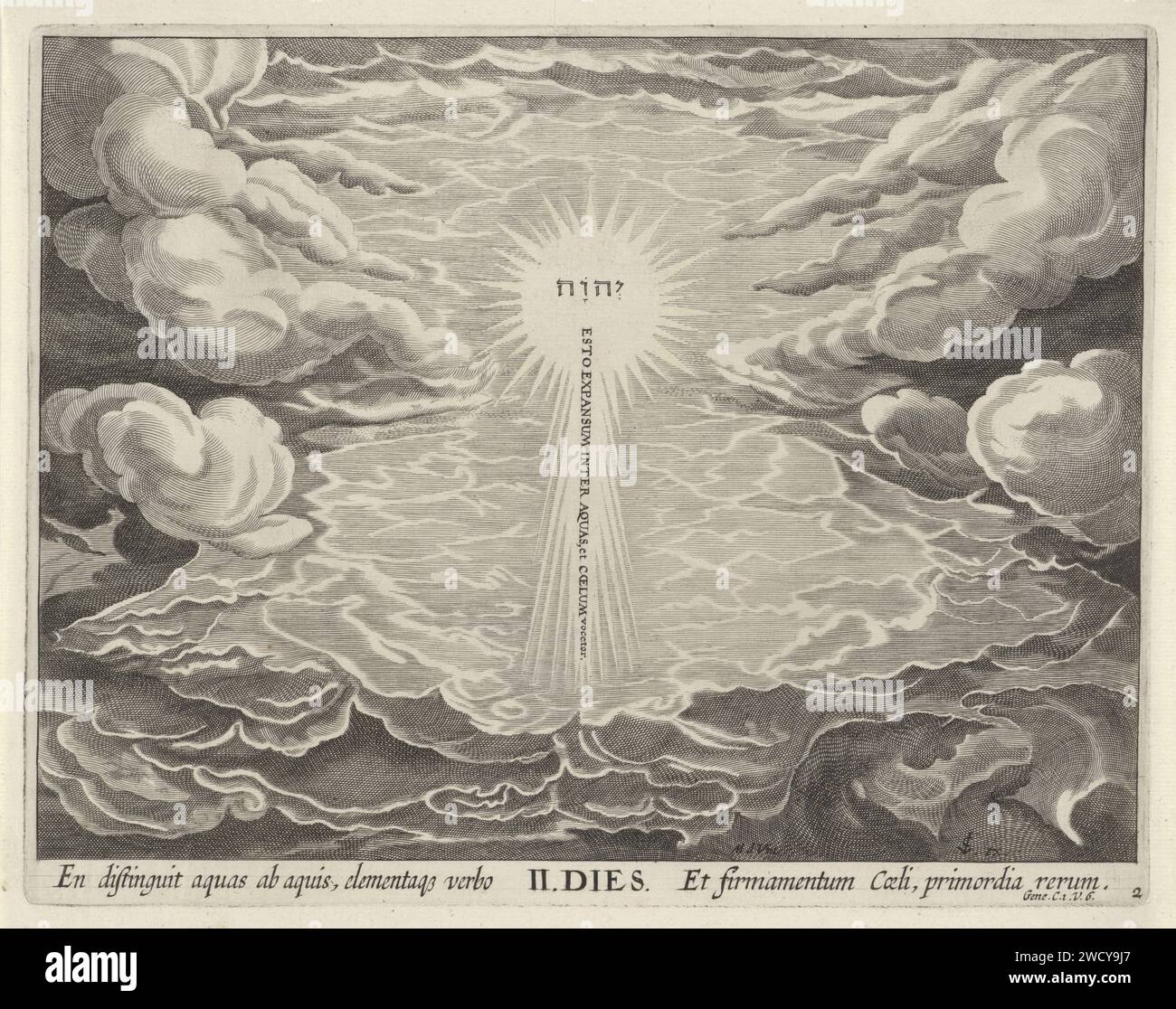 God firmament waters hi-res stock photography and images - Alamy