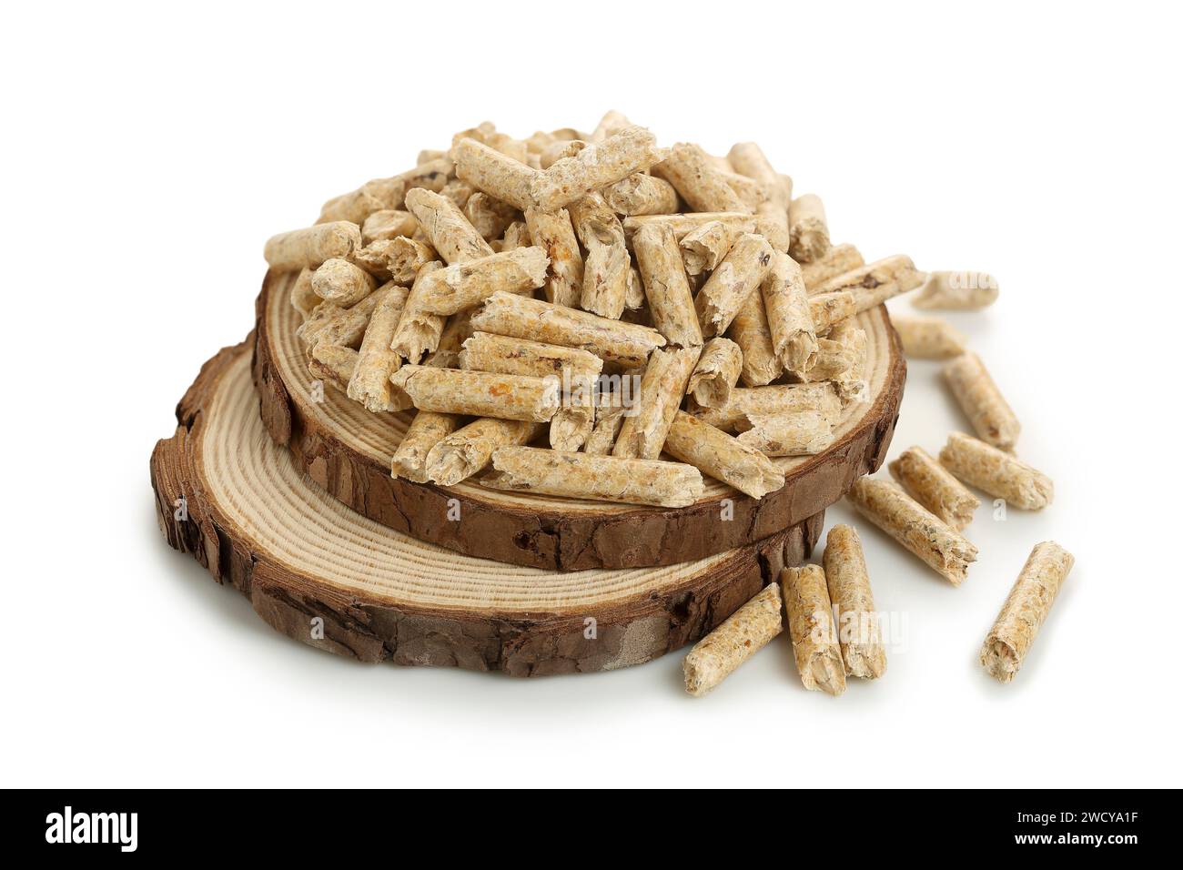 Wood pellet fire Cut Out Stock Images & Pictures - Alamy