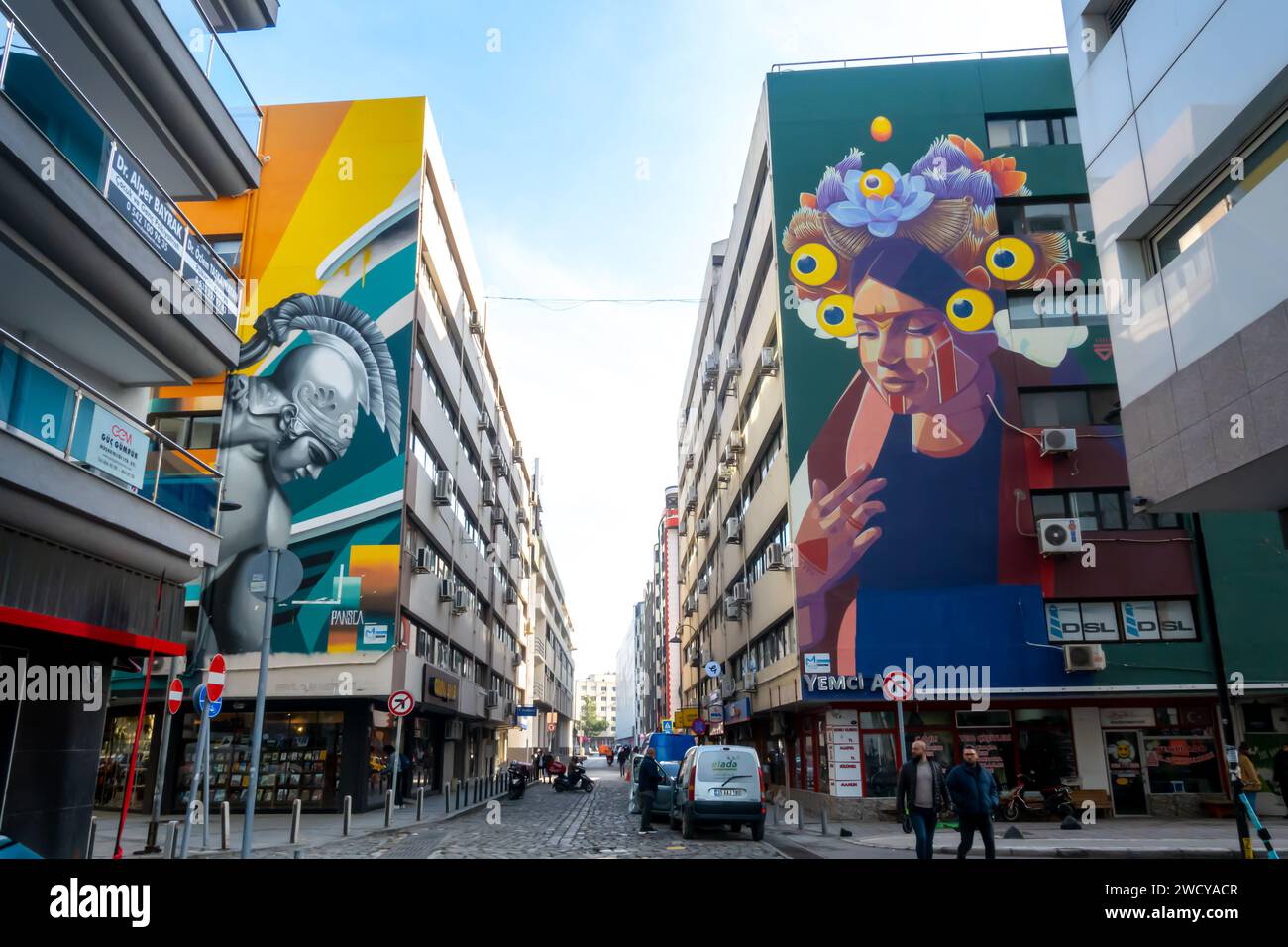 Izmir murals, Izmir street art: mural depicting a Latino woman in magic ...