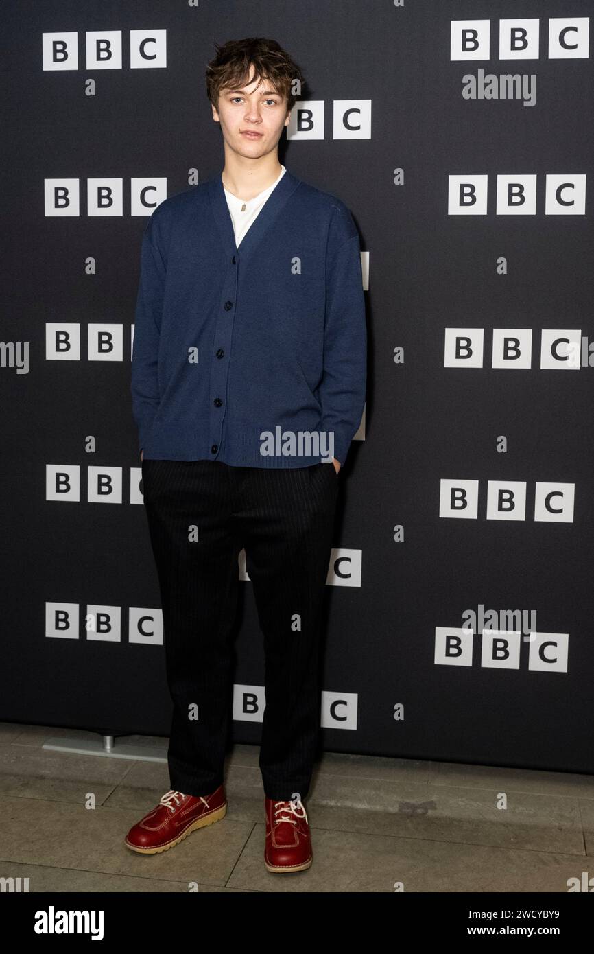 London, UK. 17 January 2024. Jude Collie at a cast photocall at the ...