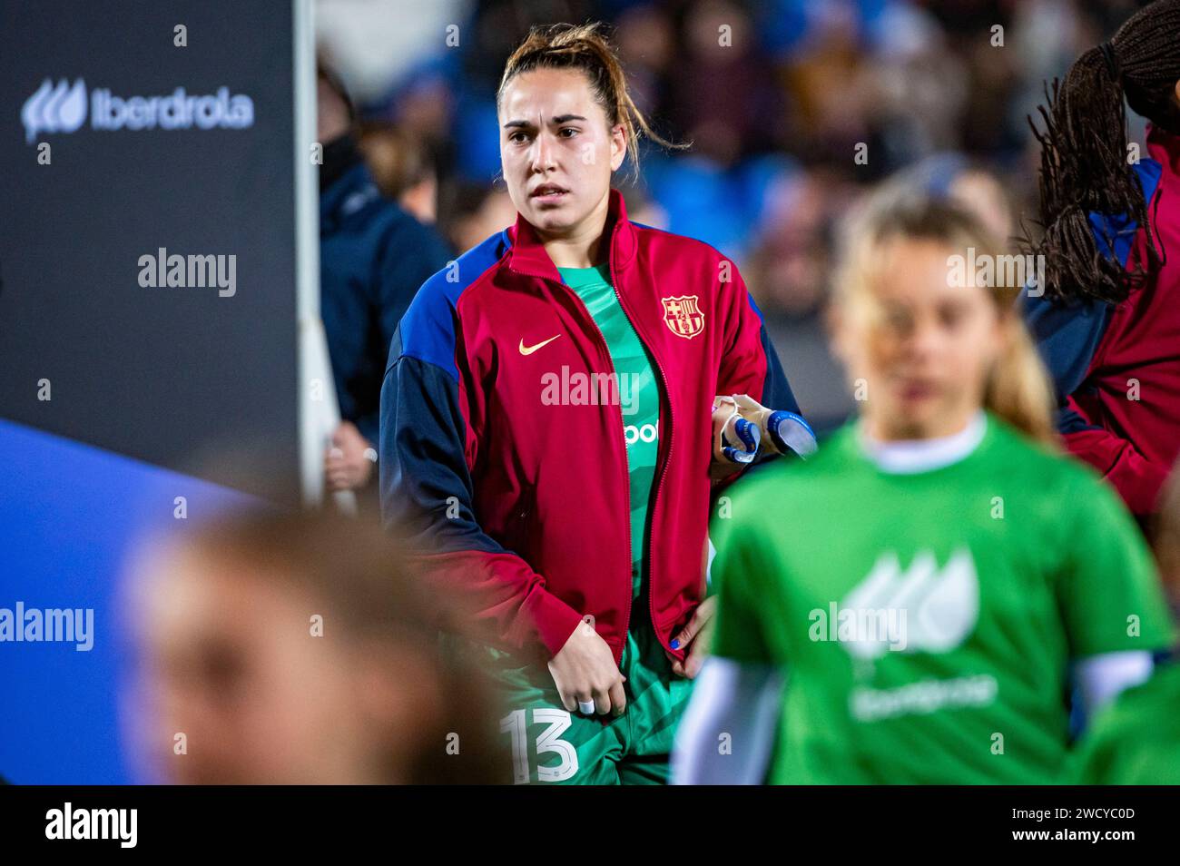 Leganes, Madrid, Spain. 17th Jan, 2024. Cata Coll of Barcelona seen ...