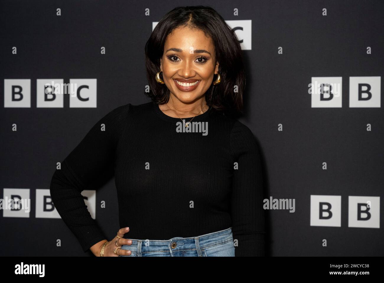 London, UK. 17 January 2024. Tori Allen-Martin at a cast photocall at ...